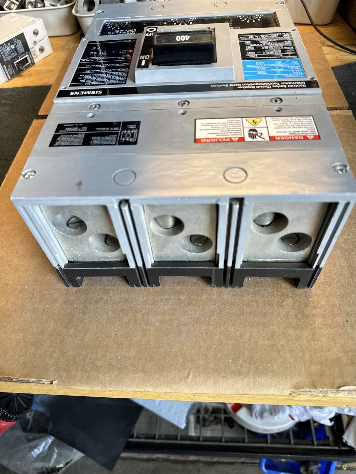 JXD63B400 Siemens ITE 3p 400a 600v Circuit Breaker NEW Pull Out 2-year ...