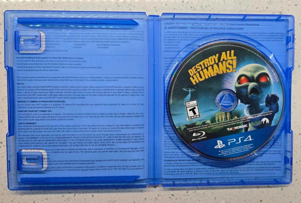 Destroy All Humans! - Sony PlayStation 4 (PS4) 811994022189 | eBay