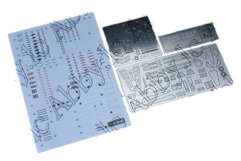 for MGSD Master Grade SD Freedom AW9 MADWORKS Detail Etch Sheets Decal ...
