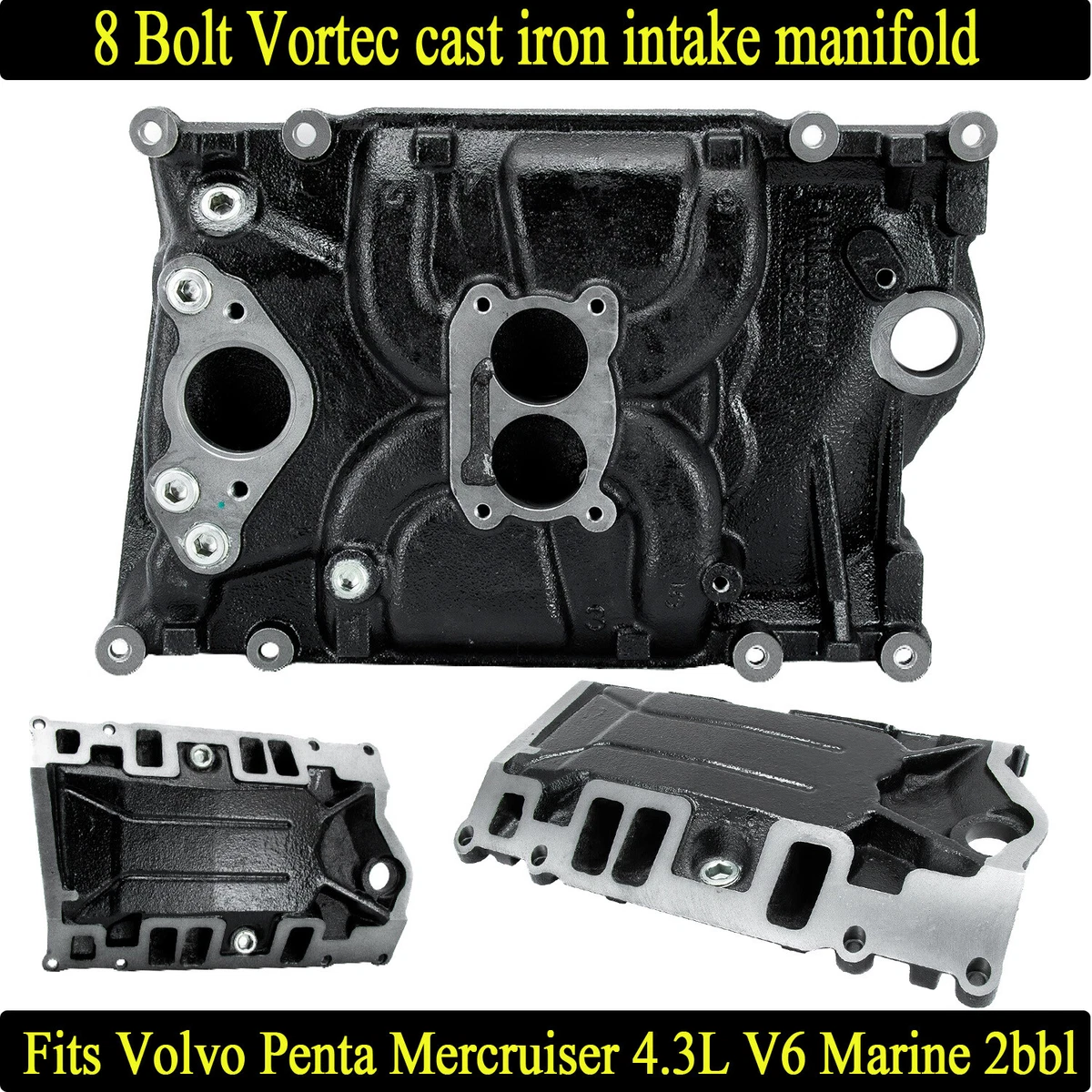 262 CID Barrel Vortec Marine Intake Manifold Replaces , 47% OFF