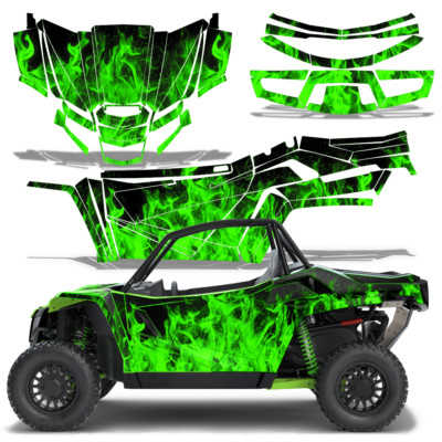 UTV Graphics Kit Decal Sticker For Textron Wildcat XX 2018 & Up ICE ...