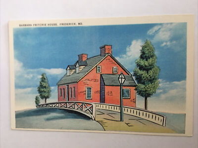 Barbara Fritchie House Frederick Maryland Vintage Postcard | eBay