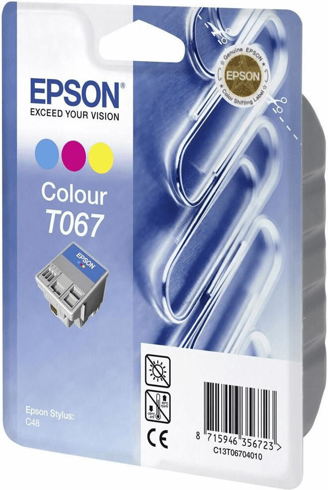 Original Epson Ink Cartridge T067 Coloured for Stylus C48 | eBay Australia