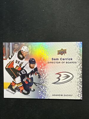23-24 UD Series 2 Hockey Director Of Boards DB-3 Sam Carrick | eBay