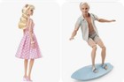 Barbie The Movie Margot Robbie Barbie Pink Gingham Dress & Surfboard ...