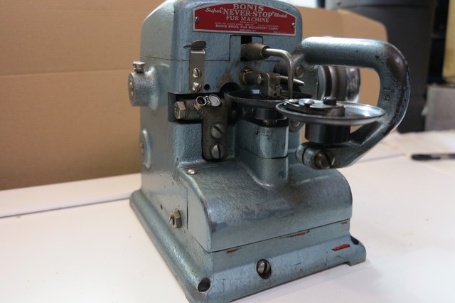 BONIS NEVER-STOP MODEL A INDUSTRIAL GRADE FUR SEWING MACHINE | eBay