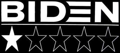 Biden One Star Rating Black & White Vinyl Decal Bumper Sticker | eBay