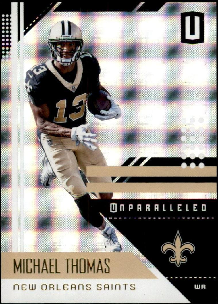 2018 Panini Unparalleled - Michael Thomas #135 Superplaid /150 for sale ...
