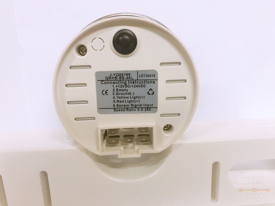 Diesel Tack 4000 RPM Tachometer with Digital Engine Hours Magnetic Pick ...