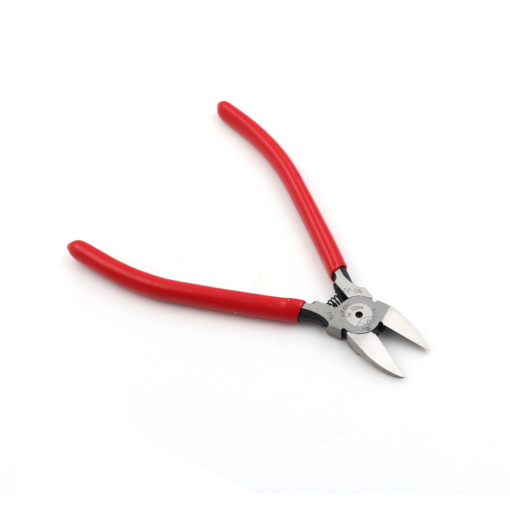 153MM Flat Blade Digonal Cut Copper Wire Plastic Cutter Plier Nipper ...