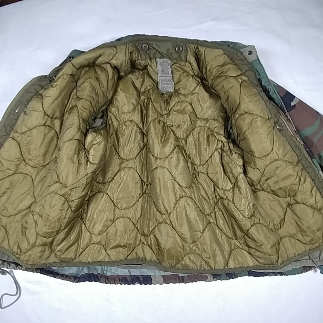 Vintage M65 Woodland Camo Field Jacket Cold Weather C… - Gem