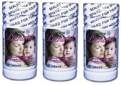 Major Prenatal Multivitamins Tablet 100 Counts X 3 Packs | eBay