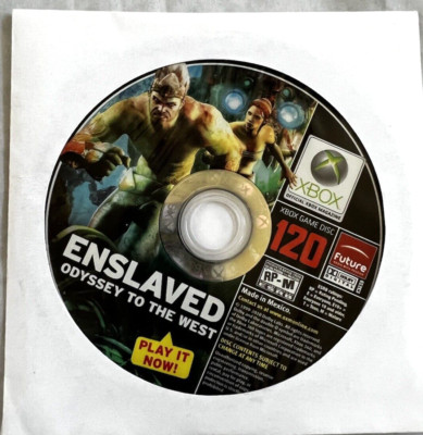 XBOX GAME DISK # 120 ENSLAVED ODYSSEY TO THE WEST DEMO DISK IN COVER | eBay