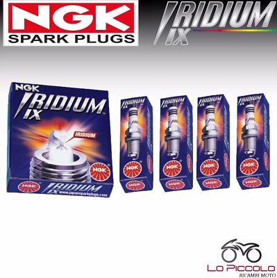 4 CANDELE NGK IRIDIUM IX PLATINO CR10EIX Yamaha YZF R6 - 600 2003 2004 ...