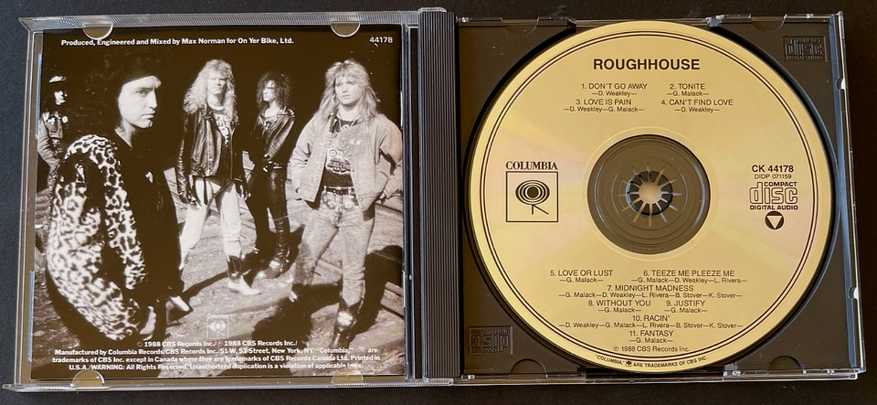 ROUGHHOUSE St cd TEEZE Britny Fox RATT Motley Crue WILDSIDE Cinderella ...
