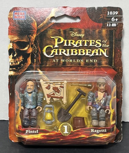 MEGA BLOKS Pirates of the Caribbean AT WORLD'S END Pintel Ragetti 1039 ...