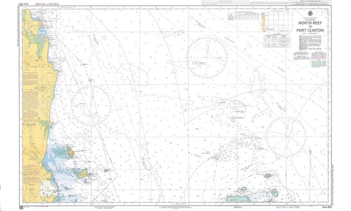 AUS 820 Australia East Coast Queensland North Reef Port Clinton Chart ...