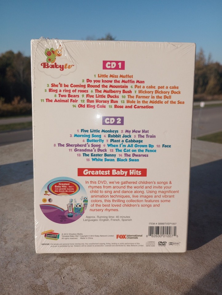 BABYTV FAVORITE NURSERY RHYMES KIDS 30 SONGS + 1 DVD New!! | eBay UK
