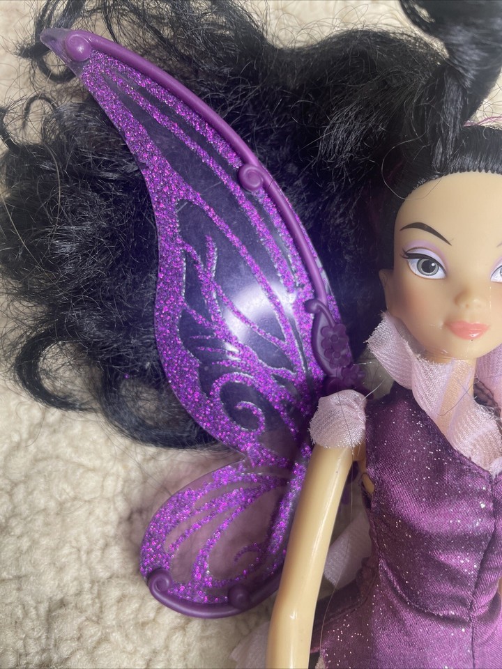 Disney Store Tinkerbell Fairy Vidia Doll Great Fairy Rescue Fluttering ...