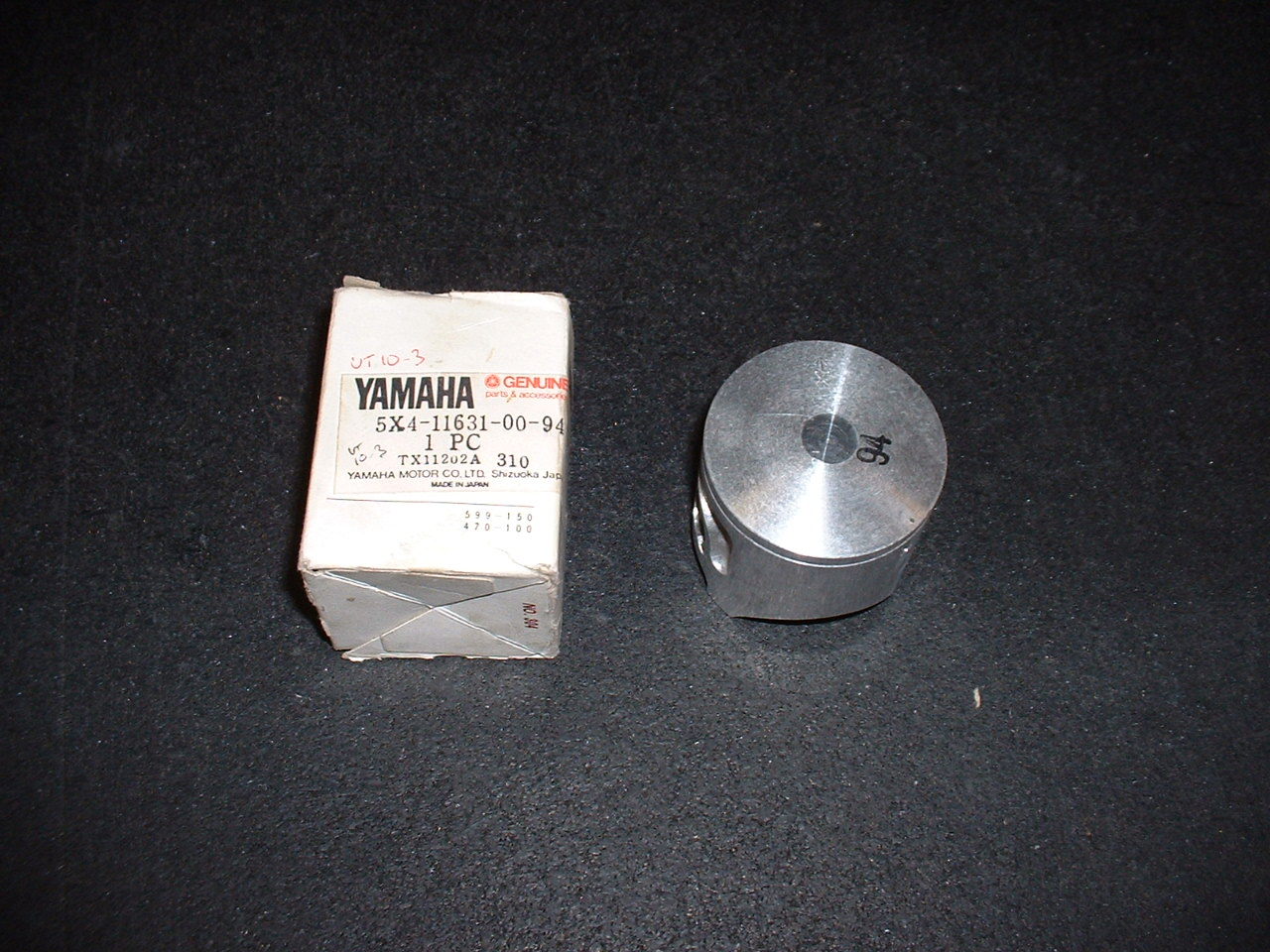 NOS 1978-1980, 1982 Yamaha YZ125 Piston, 5X4-11631-01-94, Standard Size ...