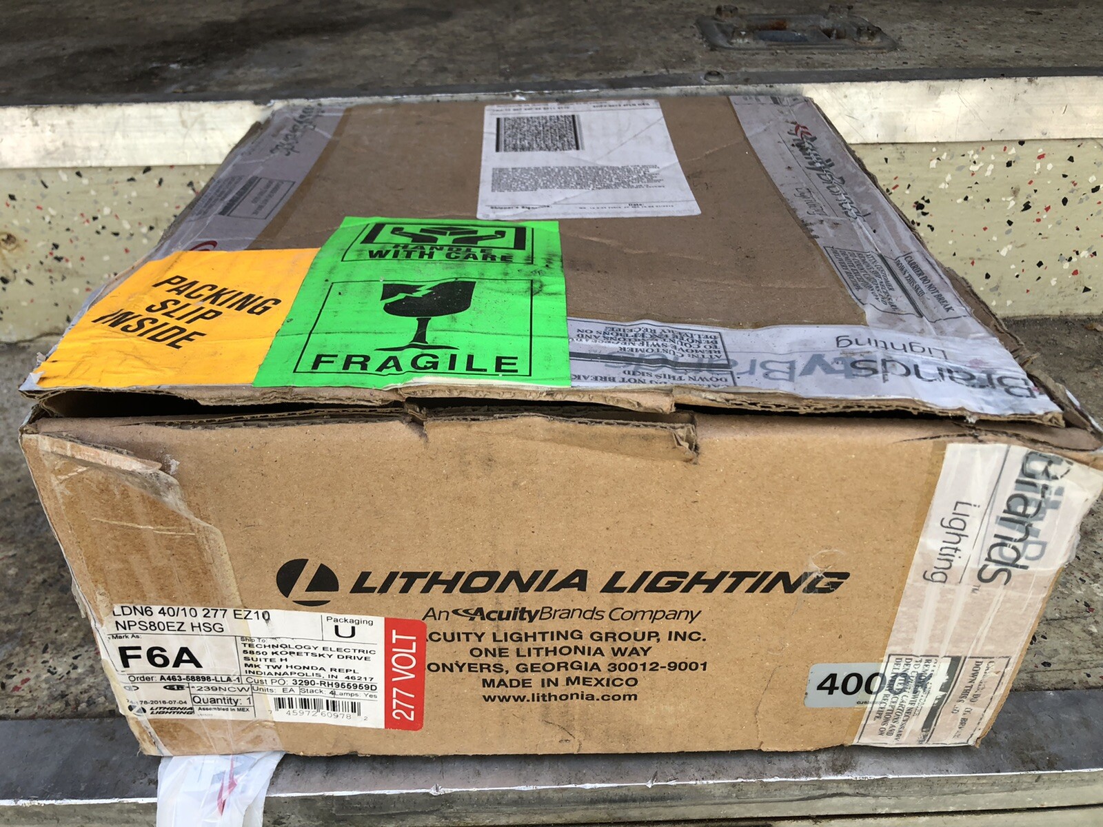 New Lithonia Lighting 6” LED Downlight & Housing LDN6 40/10 277 EZ10 ...