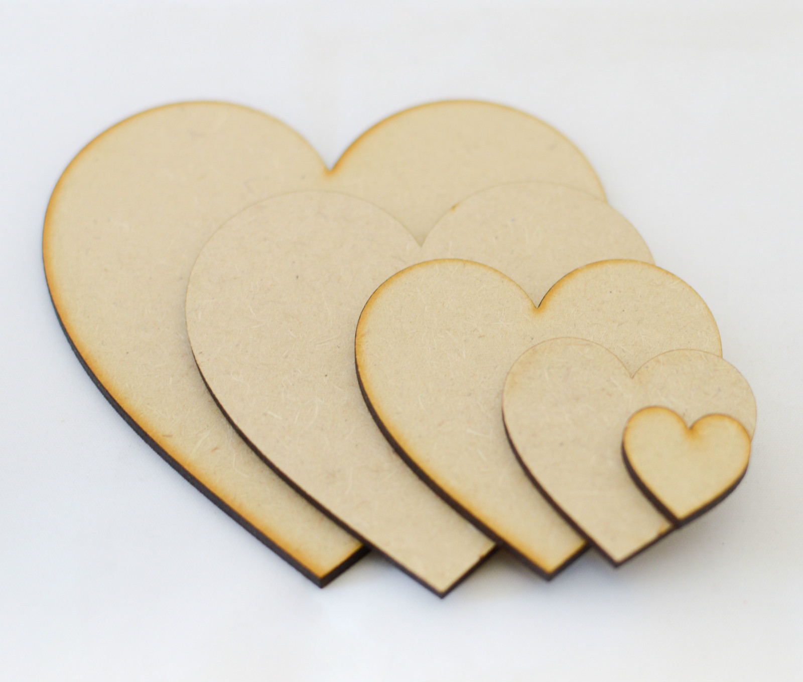 Wooden MDF Heart Shapes 3mm MDF, Craft Laser, Tags, Family, Tree ...