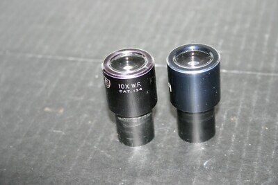 Pair American Optical AO 10X WF eyepieces for Compound Dissecting ...