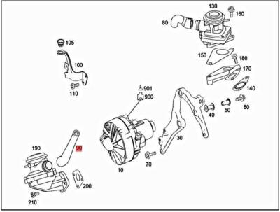 Genuine MERCEDES Molded hose 2721421283 | eBay