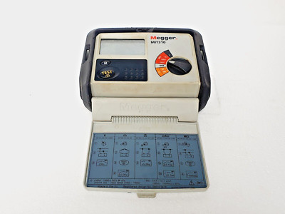MEGGER MIT310 Insulation Tester, 1000 Megaohms, Analog / Digital, 1000 ...