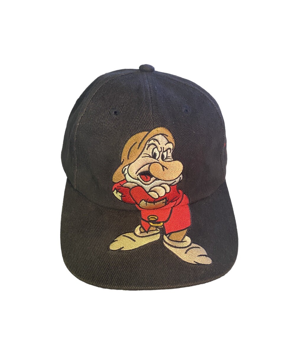 Vintage Grumpy Goofy's Hat Co., Disney Snow White & 7 Dwarfs Black ...