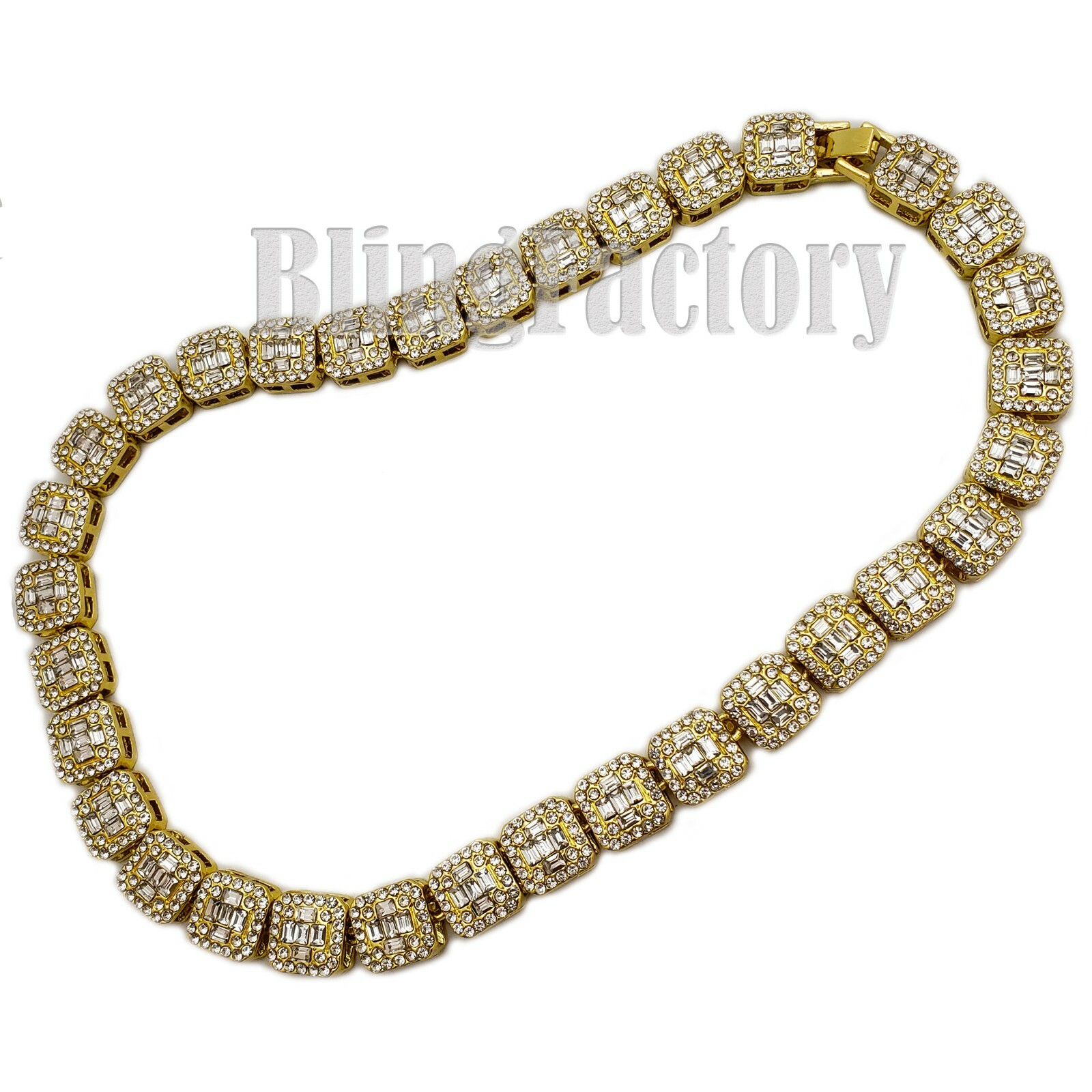 Hip Hop Joker Pendant & 16" Full Iced & 1 ROW DIAMOND Choker Bust Down ...