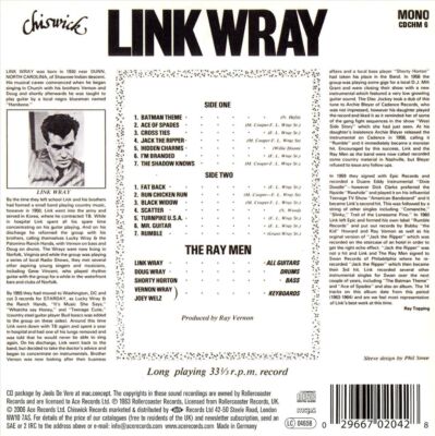 LINK WRAY EARLY RECORDINGS NEW CD 29667020428| eBay