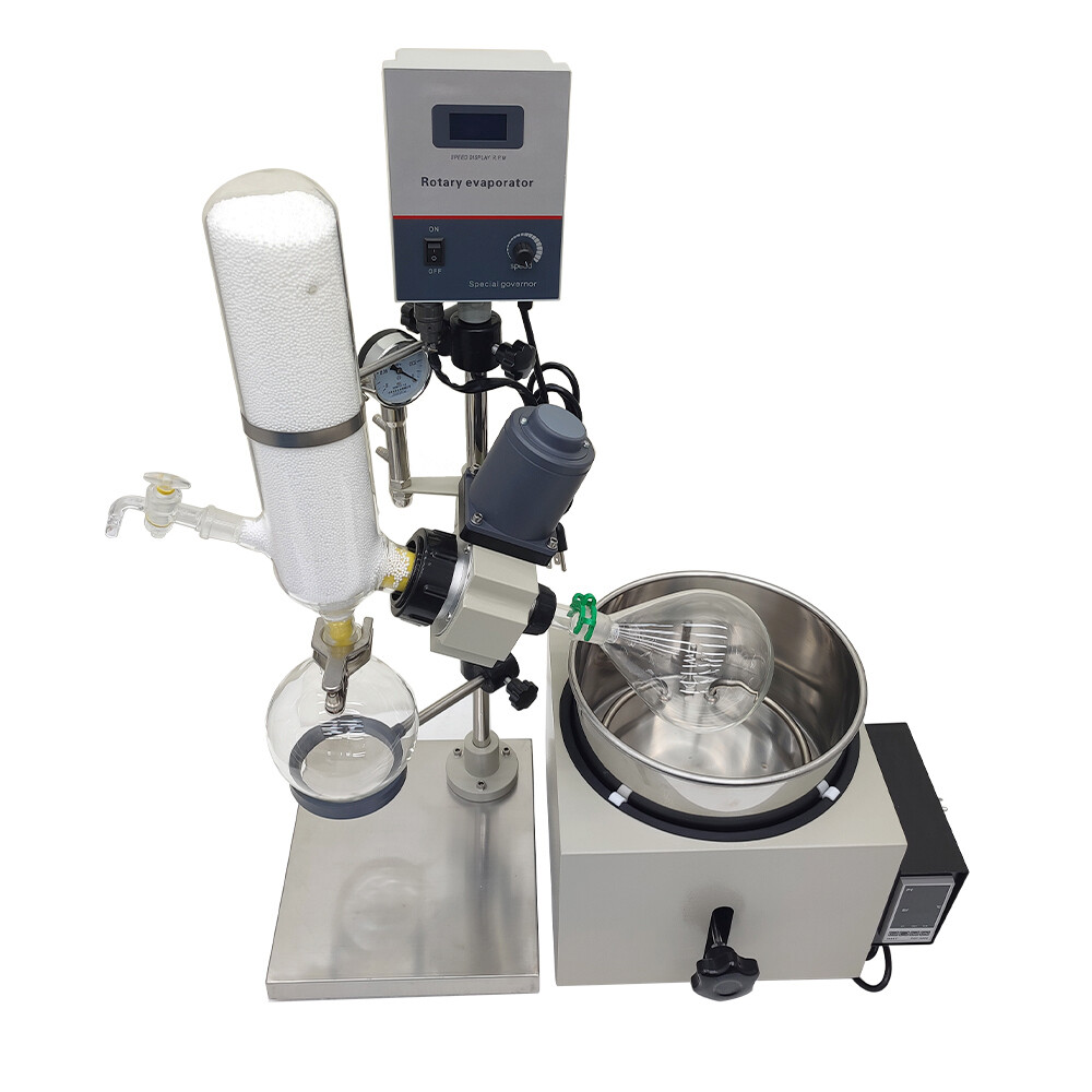 110V 2L Rotary Evaporator Rotavapor Lab Equipment with Digital Heating ...