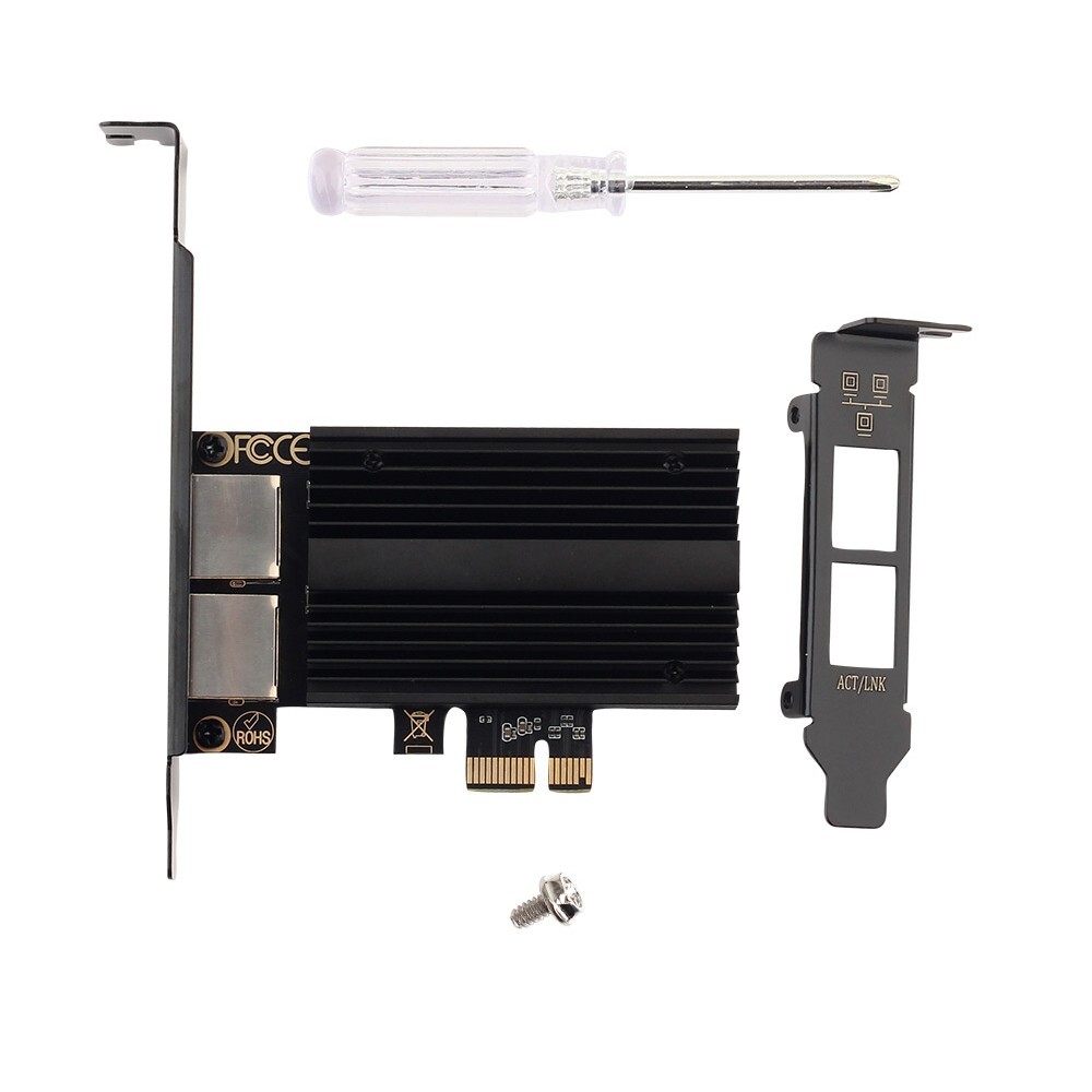 Gigabit Dual NIC Intel I226 Chip 2.5Gbps PCIe Network Card Ethernet ...