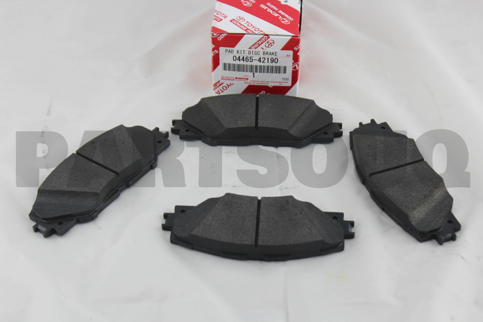 0446542190 Genuine Toyota PAD KIT, DISC BRAKE, FRONT 04465-42190 | eBay