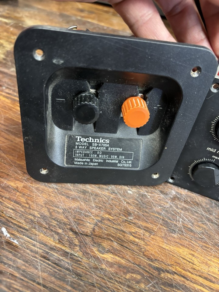HARD TO FIND 1 crossover for Technics SB-X705A Honeycomb disc speaker ...