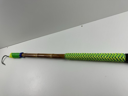 Gaff Calcutta Bamboo Fishing Gaff Custom Mahi Mahi Colors | eBay