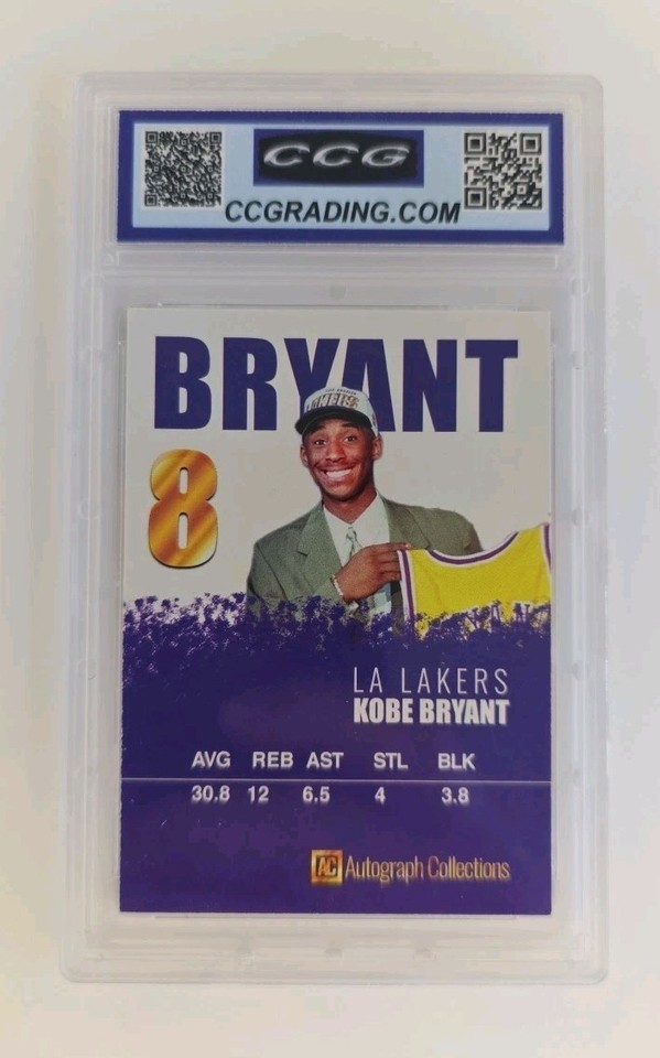 1996 KOBE BRYANT RC ROOKIE CARD AUTOGRAPH COLLECTIONS, GEM MINT 10 | eBay