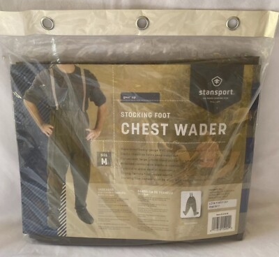 Stansport Waterproof Stocking Foot Chest Wader -Size Medium | eBay