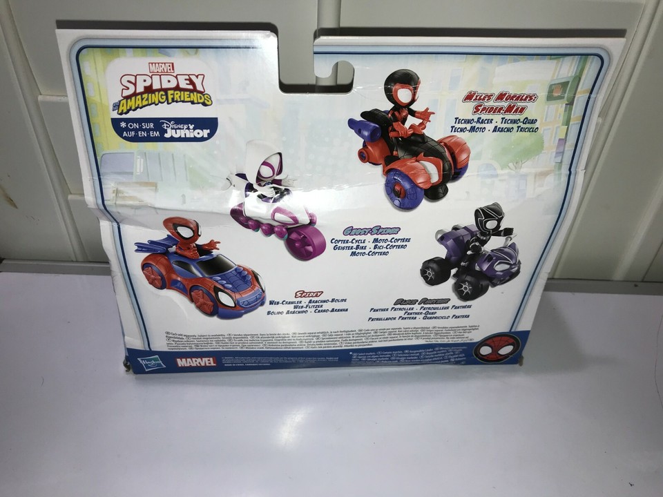SPIDEY & His Amazing Friends MILES MORALES TECHNO-RACER Vehicle NEW | eBay