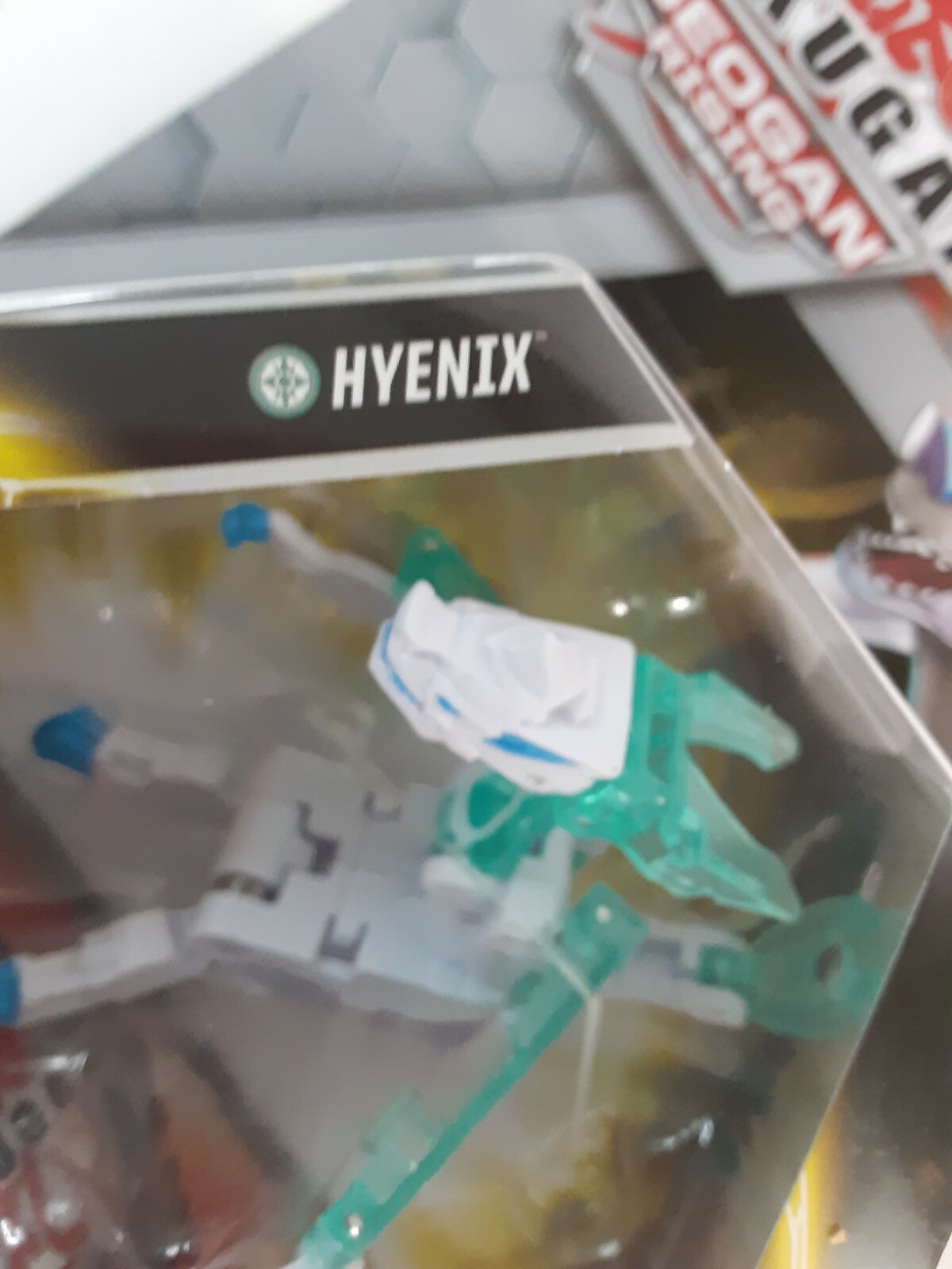 Bakugan Geogan Rising Hyenix Geogan White New Rare | eBay