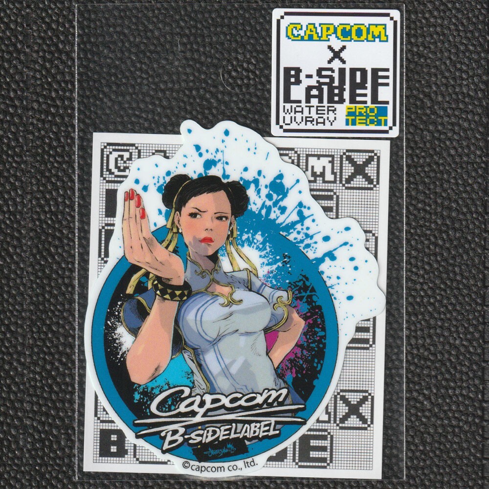 CAPCOM x B-Side Label Sticker STREET FIGHTER 6 Chun-Li Japanese Games ...