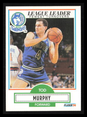 Tod Murphy 1990 Fleer #115 Minnesota Timberwolves | eBay