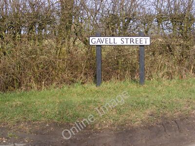 Photo 6x4 Gavell Street sign Spexhall At the junction with Rumburgh ...