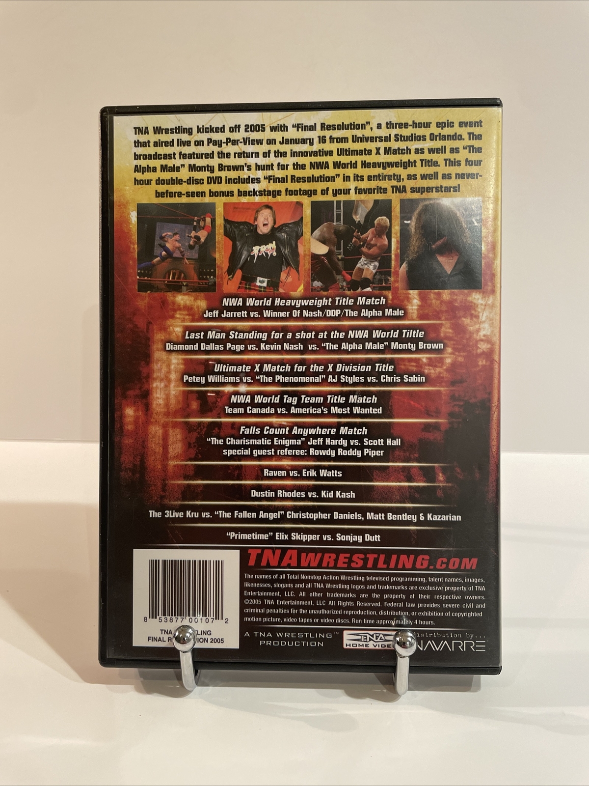 TNA Wrestling - Final Resolution 2005 (DVD, 2005, 2-Disc Set) WWE ...