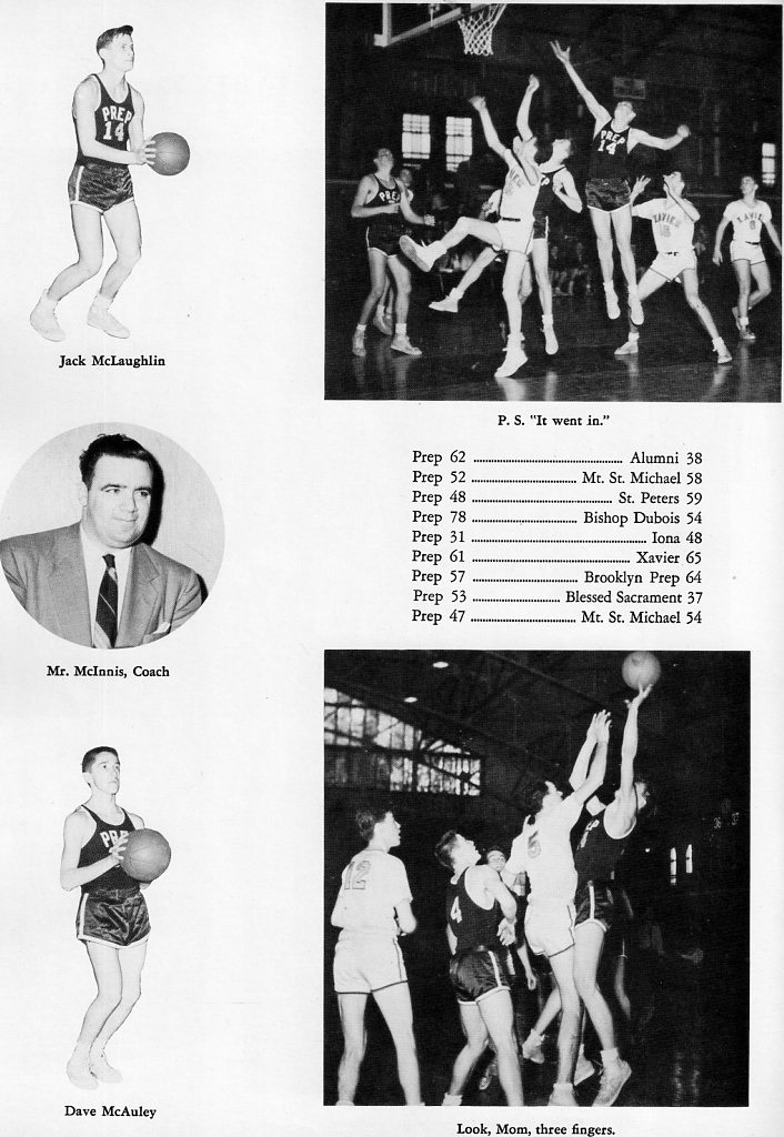 1954 New York Fordham Prep School Yearbook~Photos~History~Football ...