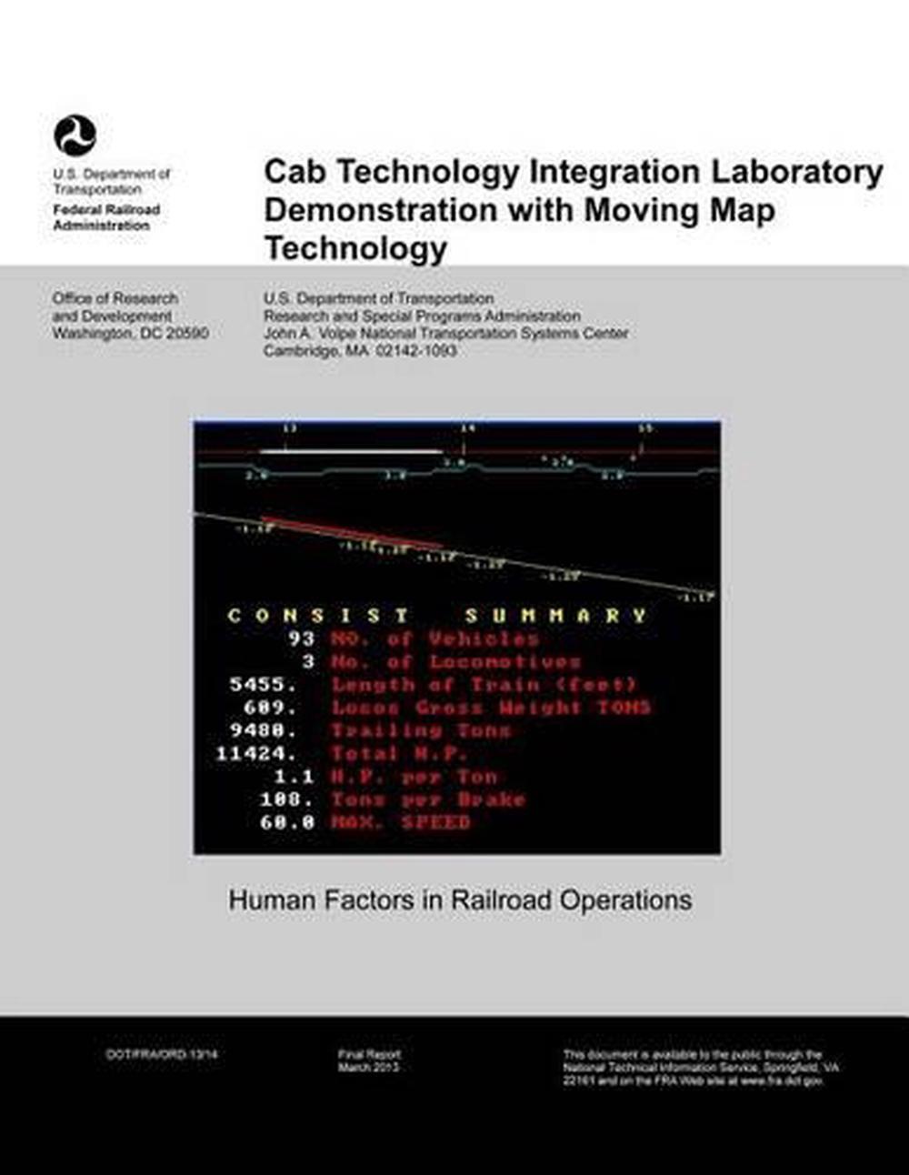 Cab Technology Integration Laboratory Demonstration with Moving Map ...