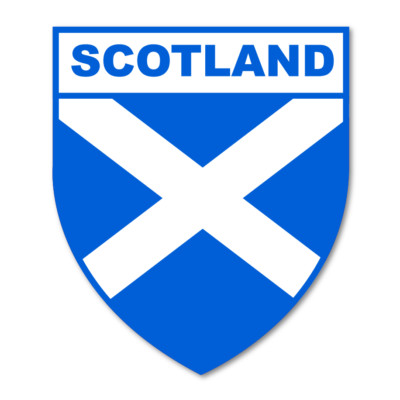 SCOTLAND BADGE- FLAG COOL SELF ADHESIVE STICKERS CAR VAN TRUCK | eBay UK