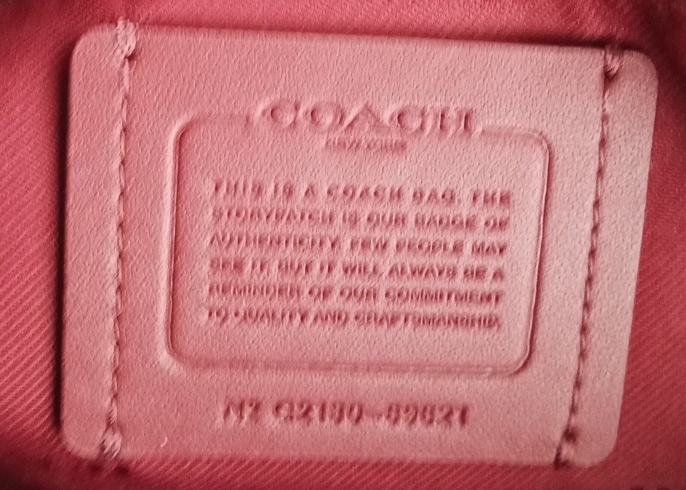 Coach MEDIUM Saddle Brown Classic Lane 69621 Leather Crossbody/Satchel ...