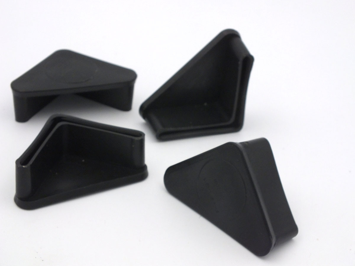 1.5" Rigid Plastic End Cap for Angle Iron 1-1/2" Black 4 8 25 Pack | eBay